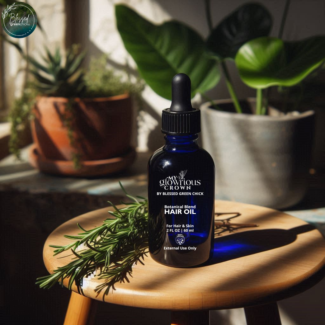 Botanical Blend Hair Oil – Blessed Green Chick