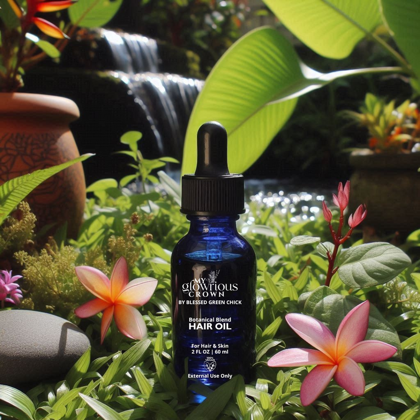 Botanical Blend Hair Oil – Blessed Green Chick