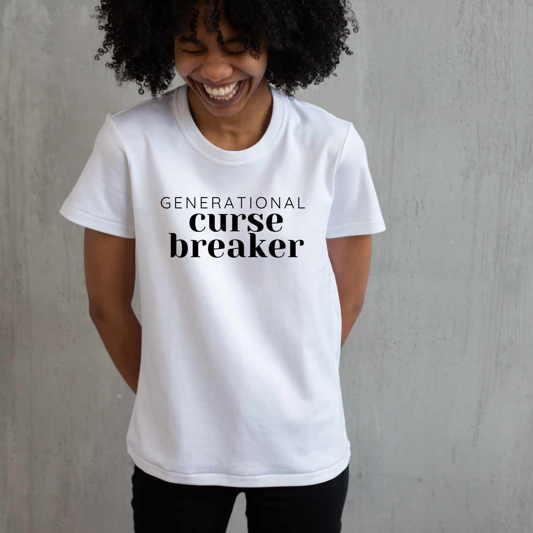 Generational Curse Breaker Tee – Blessed Green Chick